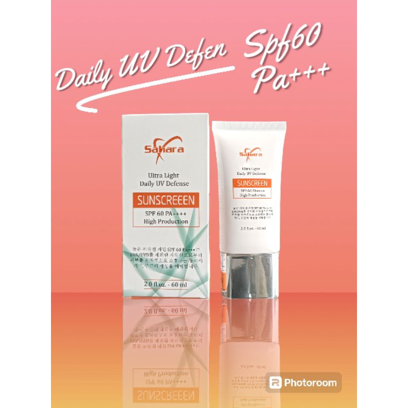 Kem chống nắng daily UV Defense Sahara SPF60 PA+++ 60ml | Shopee Việt Nam