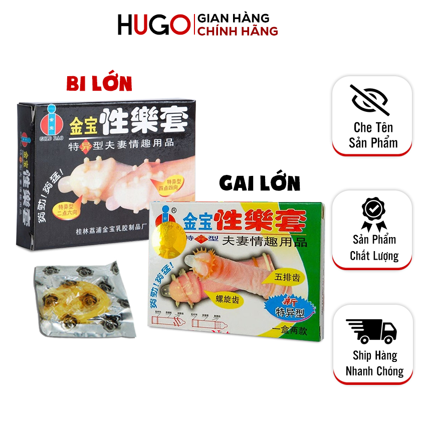 Bao Cao Su Siêu Gai, Bi, Bcs Gold Bao Tăng Hưng Phấn, Nhiều Gel Bôi ...