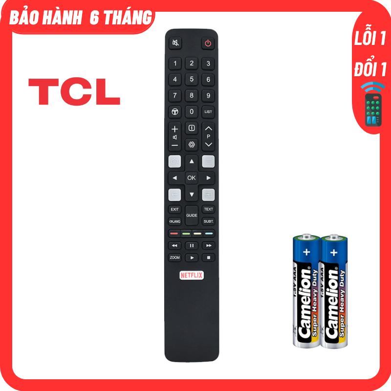 Điều khiển Tivi TCL Smart dài kèm Pin - Remote Tivi TCL Smart. | Shopee ...
