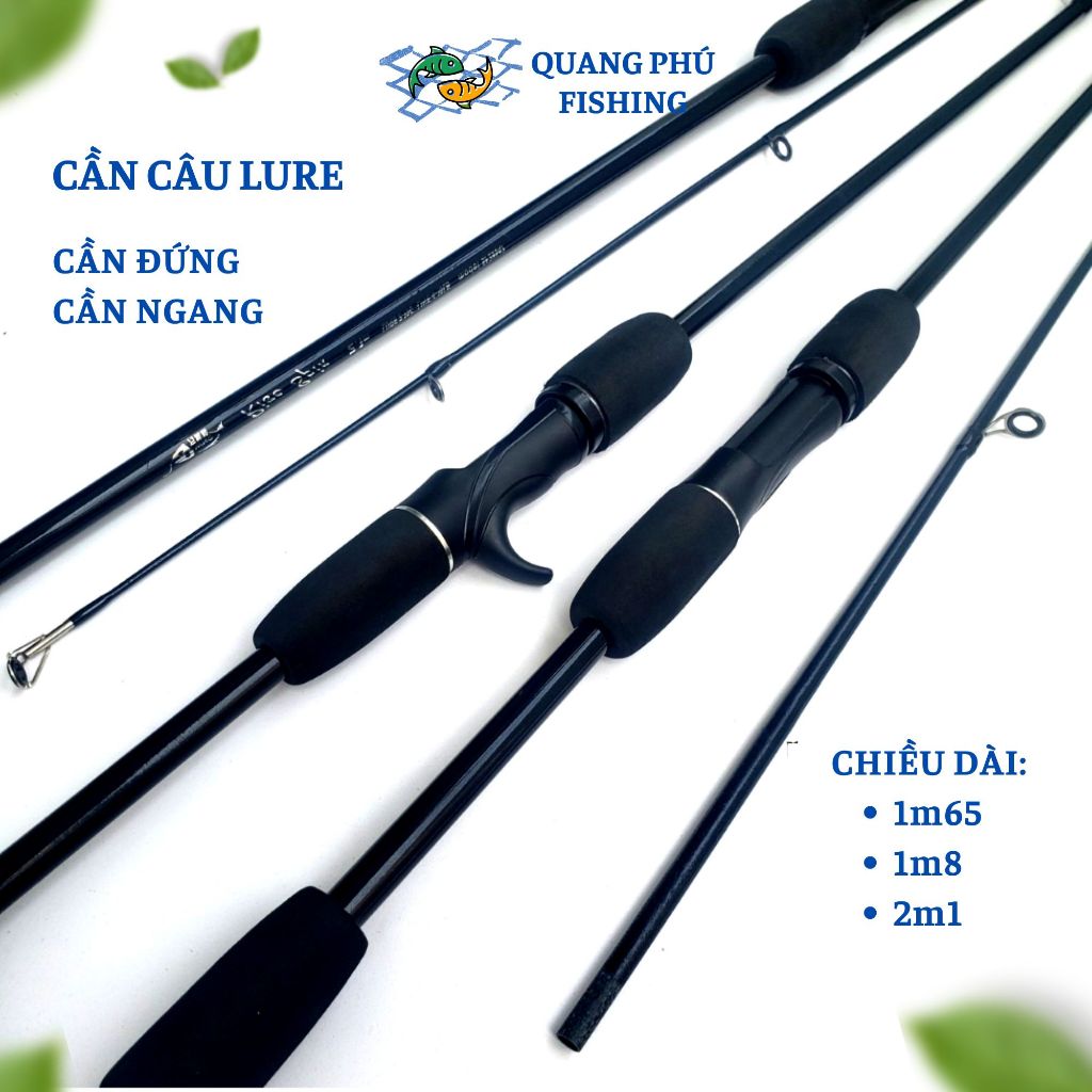 Cần câu máy câu lure giá rẻ Sói Đen cho máy đứng máy ngang chất liệu ...