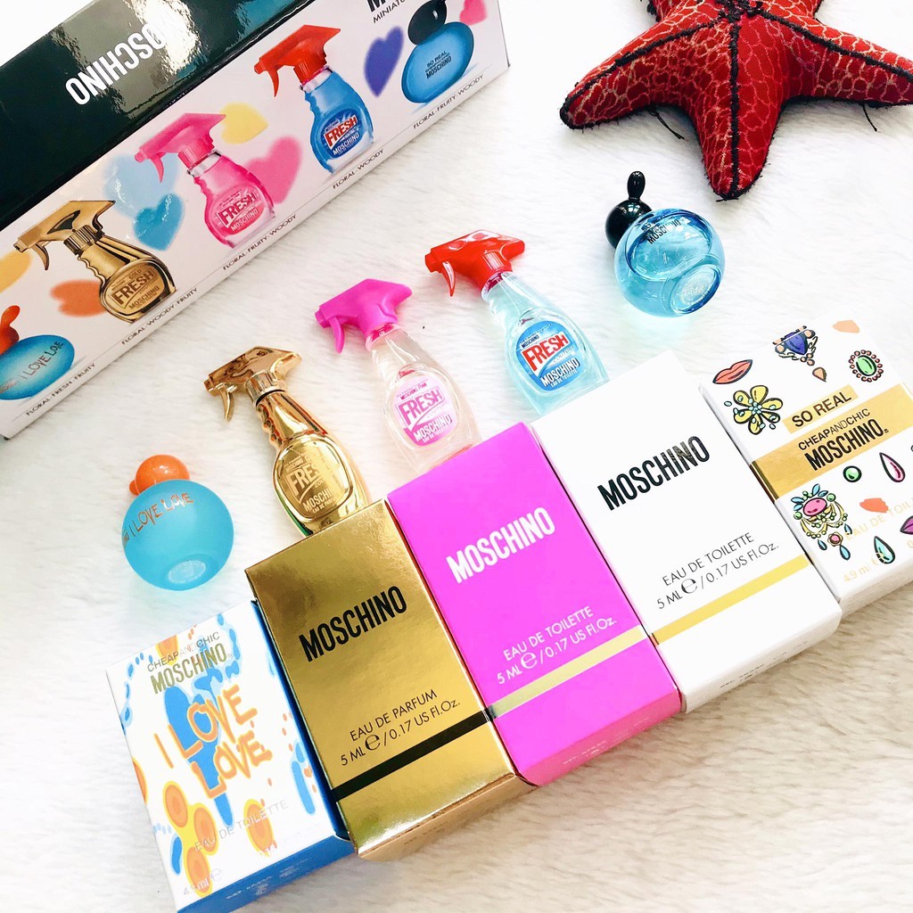Tách set Nước Hoa Mini Moschino 5ml ⚜ ANN ⚜ | Shopee Việt Nam