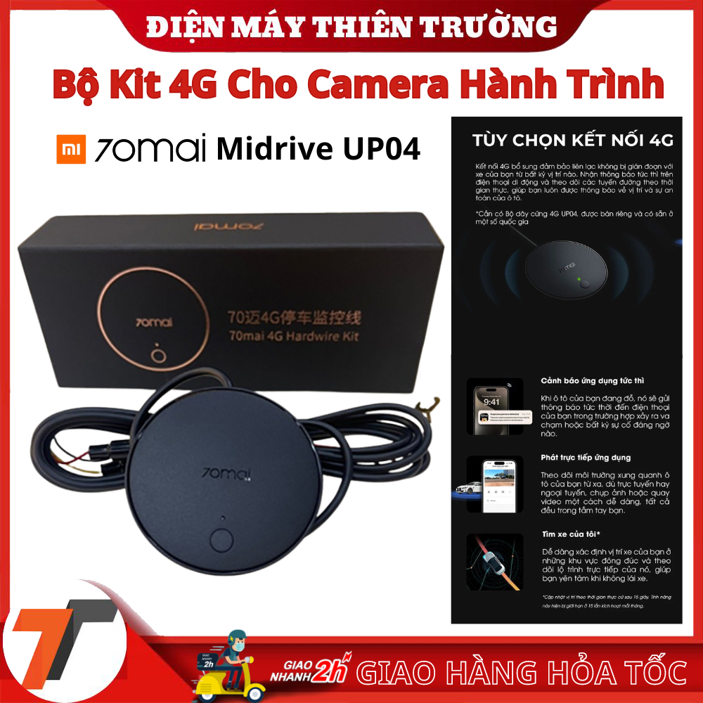 Bộ Kit 4G Cho Camera Hành Trình 70mai Midrive UP04 hỗ trợ A510 , A810 ...