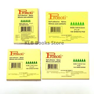 Giấy Note Pronoti- Giấy Nhớ Ghi Chú Loại Vàng/Màu/Nilon, Giấy Nhớ Văn Phòng, Học Sinh Các Cỡ 3x2 ...