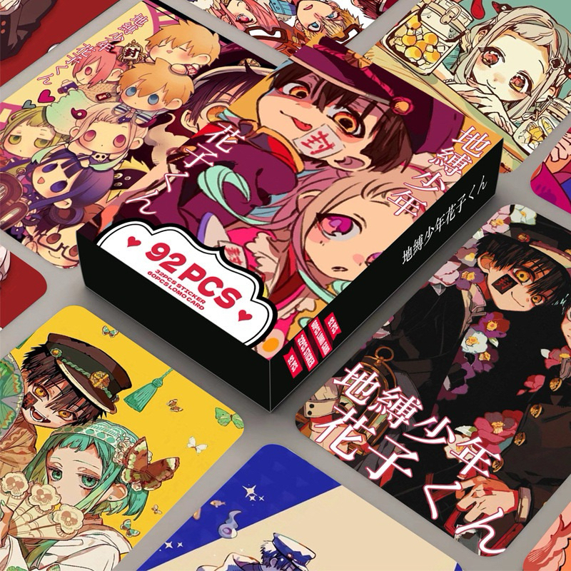 [Lomo Hanako 92] Bộ 60 Lomo Card Cậu Ma Nhà Xí Hanako Card Bo Góc ...
