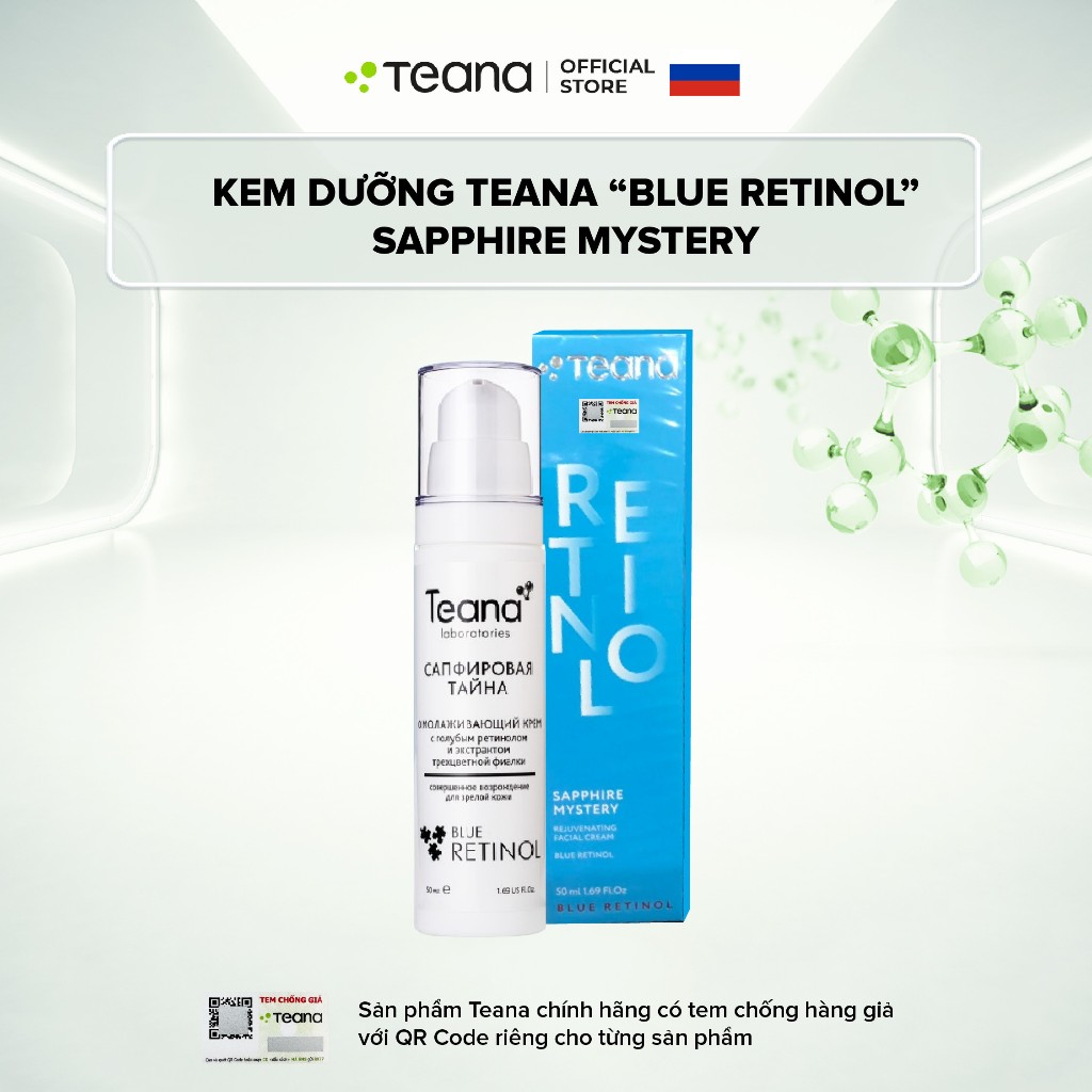 Kem dưỡng Teana Rejuvenating Cream Sapphire Mystery trẻ hóa da với Blue ...
