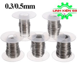 Dây mayso, Dây điện trở nhiệt 0.3mm 0.5mm (1 Mét) | Shopee Việt Nam