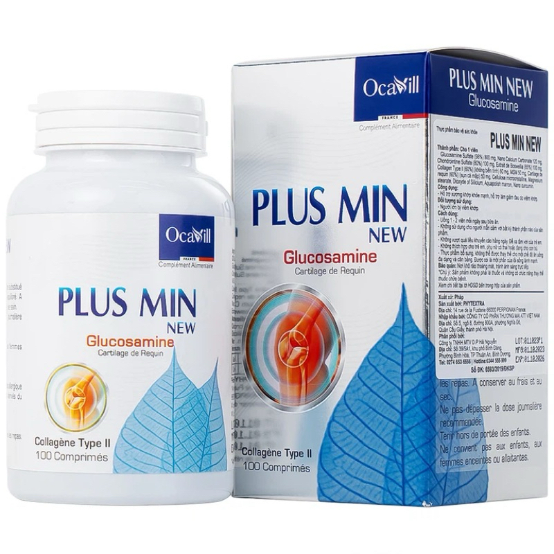 Viên uống Plus Min New Phytextra hỗ trợ xương khớp khỏe mạnh, giảm đau ...