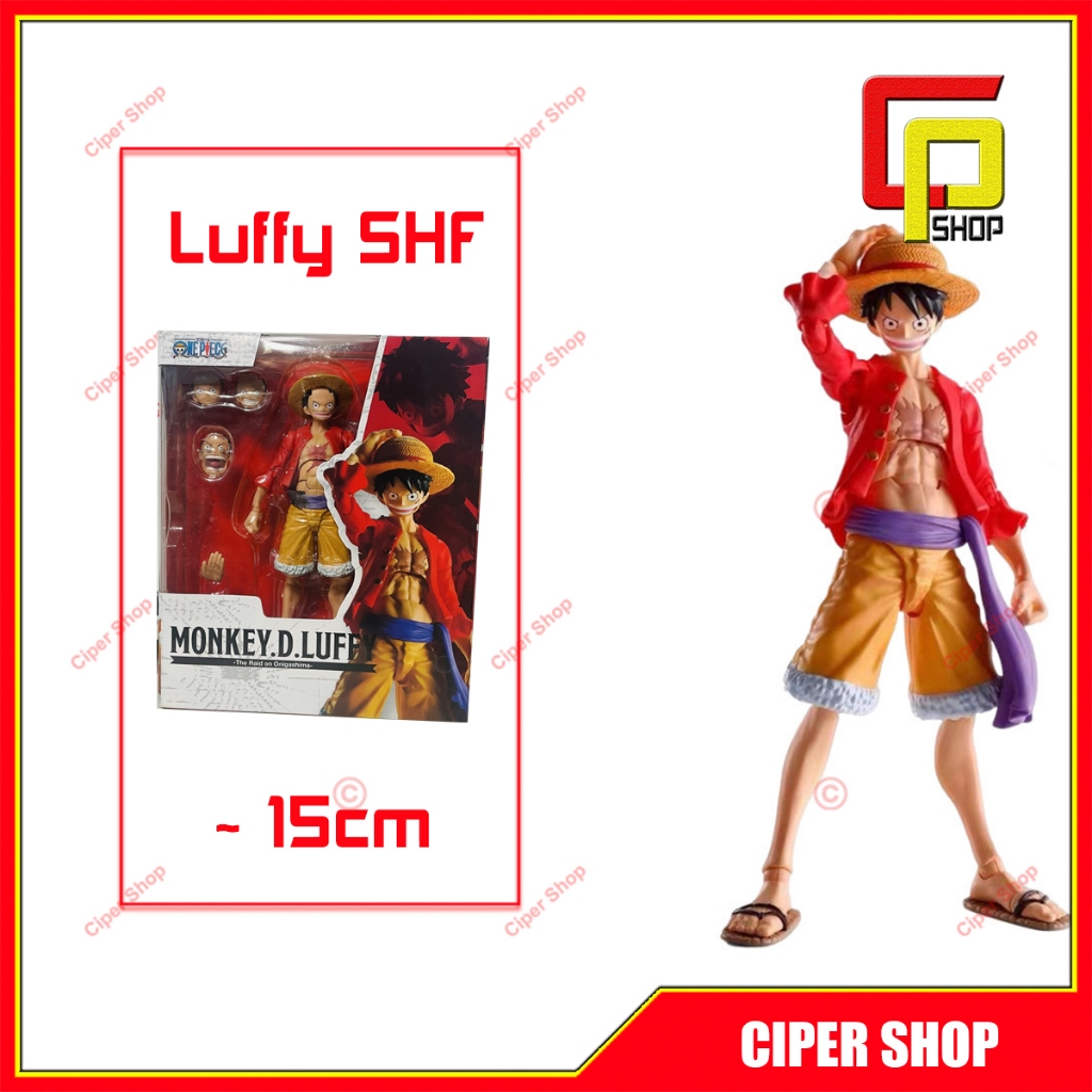 Mô hình Luffy có khớp - Figure Luffy SHF Bootleg - Mô hình One Piece ...