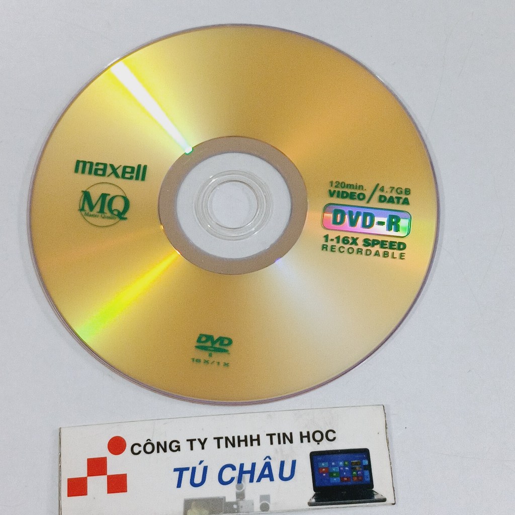 Đĩa trắng DVD MAXELL 4.7GB (1-16X Speed / 4.7GB DATA / 120MIN VIDEO ...