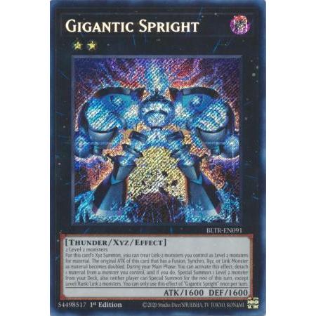 [Thẻ bài Yu-gi-oh] Gigantic Spright - BLTR-EN091 - Secret Rare 1st ...