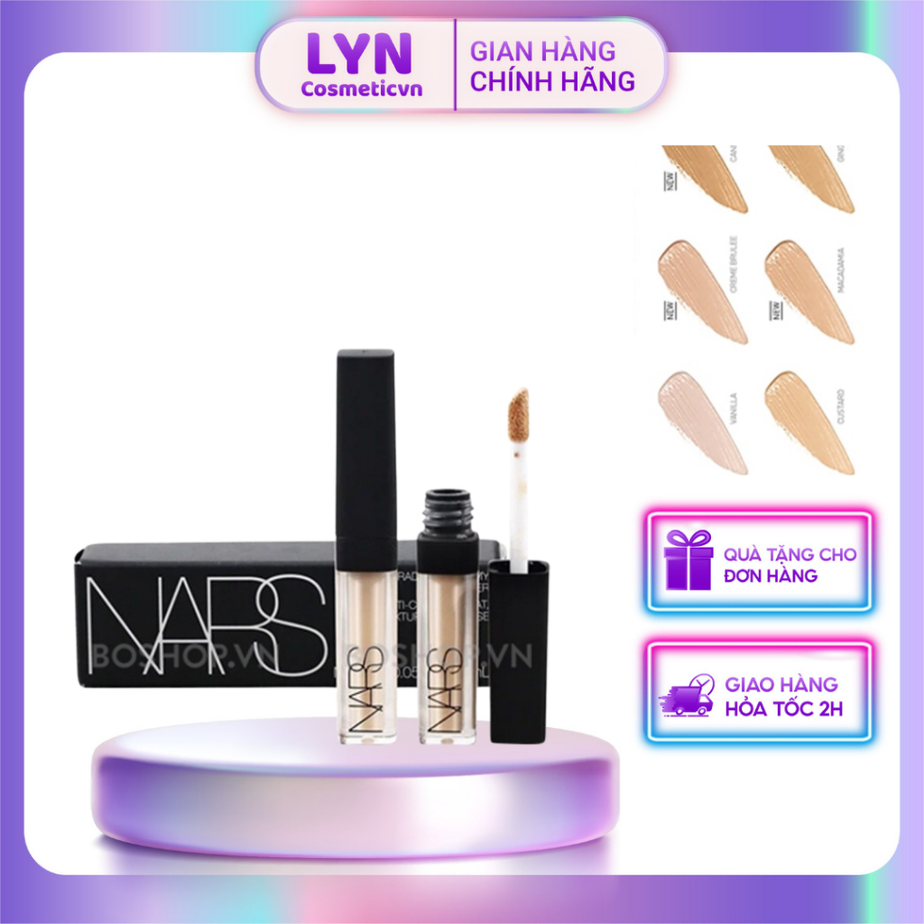 (Chính Hãng) Kem che khuyết điểm Nars Radiant Creamy Concealer 1,4ml (mini) | Shopee Việt Nam