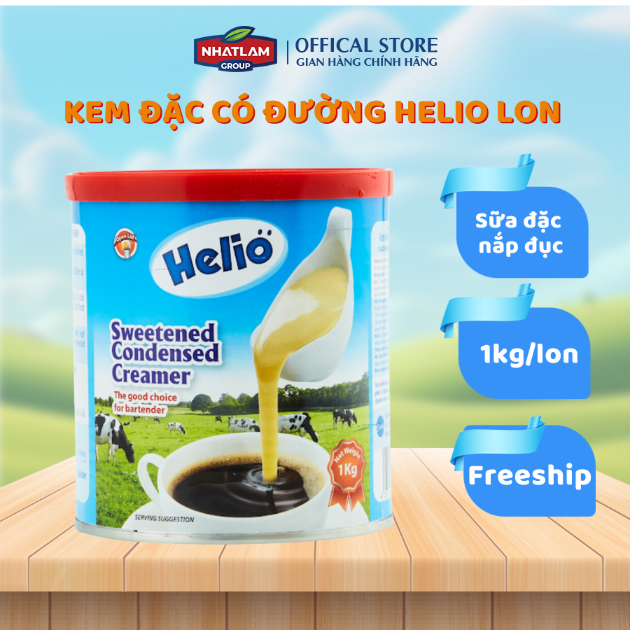 Sữa Đặc Có Đường Helio 1kg, Kem Sữa Nắp Đục Nhập Khẩu Đức, Tiện Lợi Pha ...