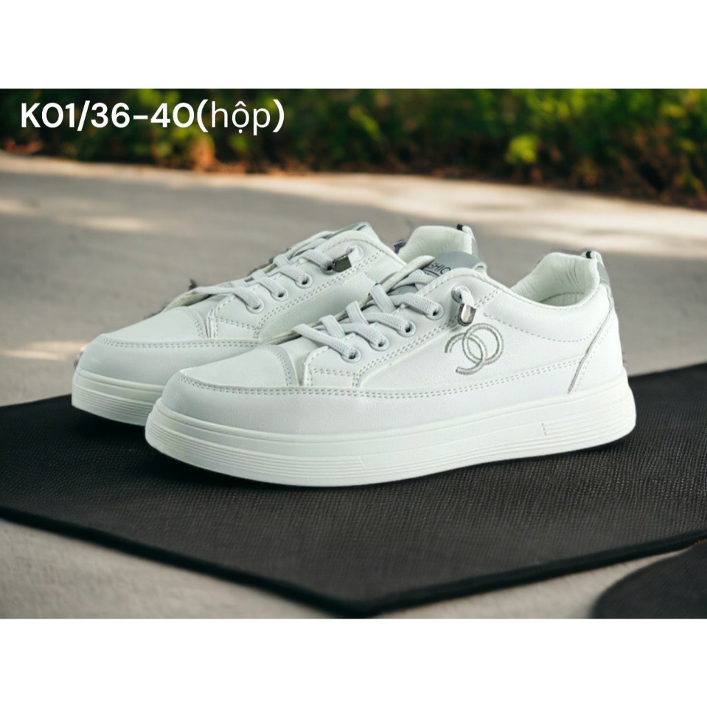 Giày bata nữ trắng basic năng động form đẹp | Shopee Việt Nam
