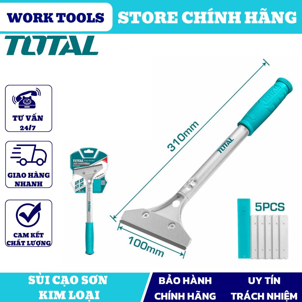 ĐỒ NGHỀ TOTAL Sủi cạo sơn kim loại 310mm THT183201 | Shopee Việt Nam