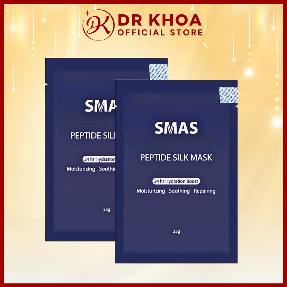 Mặt nạ SMAS Peptide Silk Mask 24H Hydration Boost Giảm Sưng Đỏ Tức Thì ...