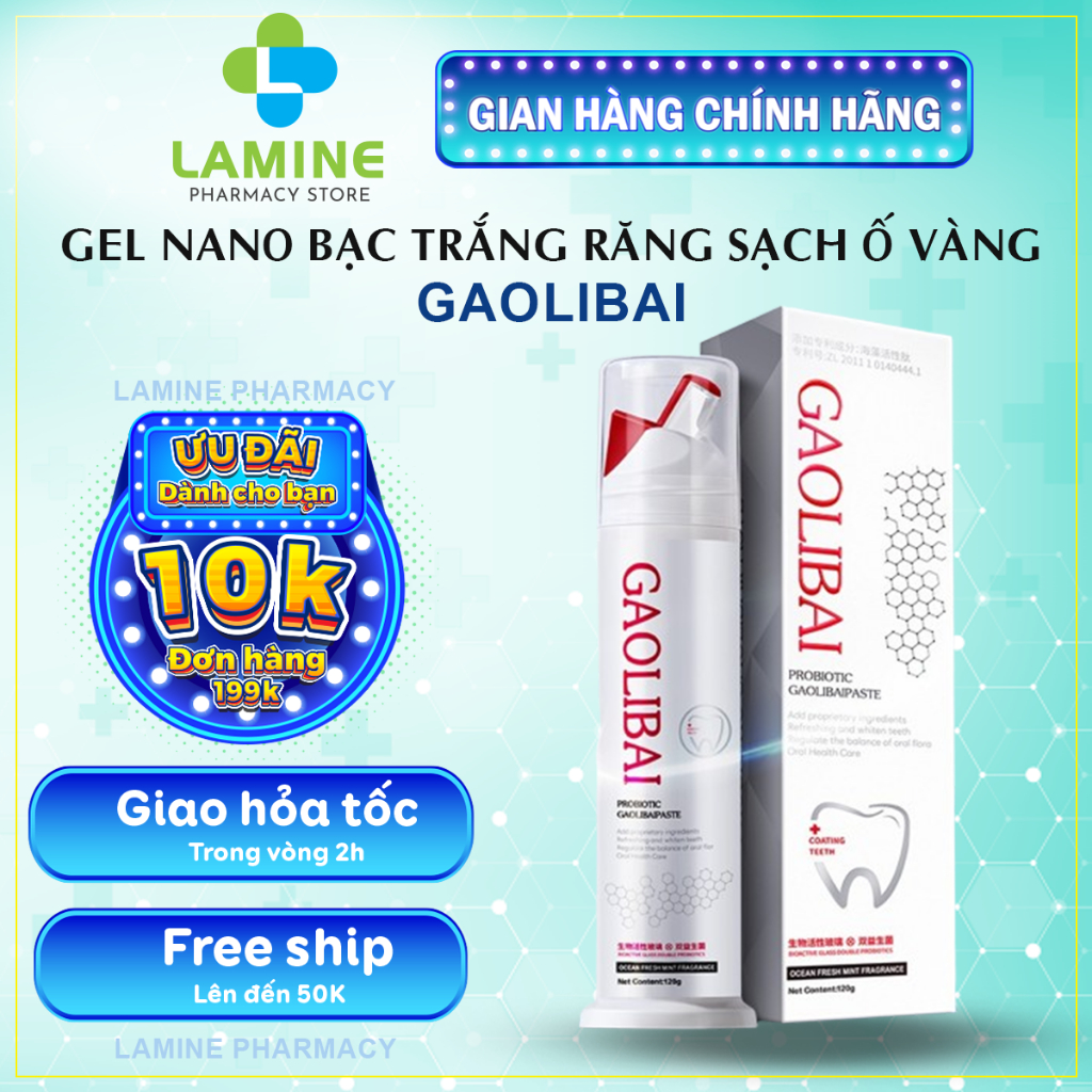 Gel Nano Bạc GAOLIBAI Đánh Tan Cao Răng Sạch Mảng Bám Trắng Răng ...
