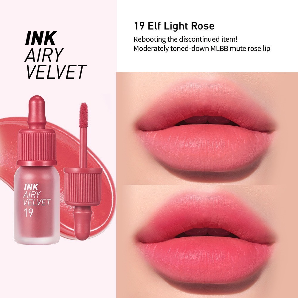 [New 2019] Son Kem Siêu Lì, Siêu Mịn Peripera Ink The Velvet | Shopee ...