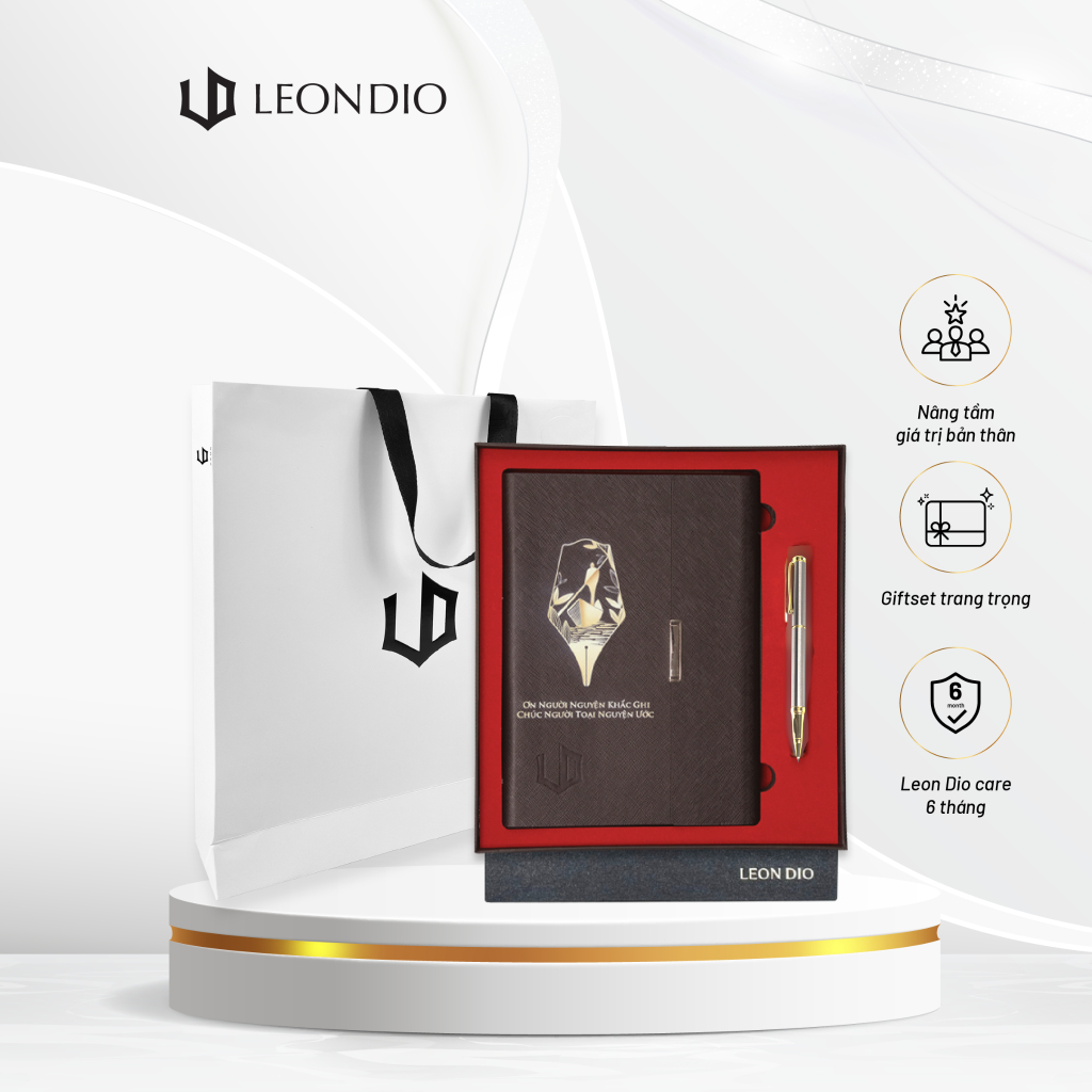 [GIFT SET]Bộ Quà Tặng Bút Ký Cao Cấp Leon Dio Loyal & Sổ Tay Người Lái ...