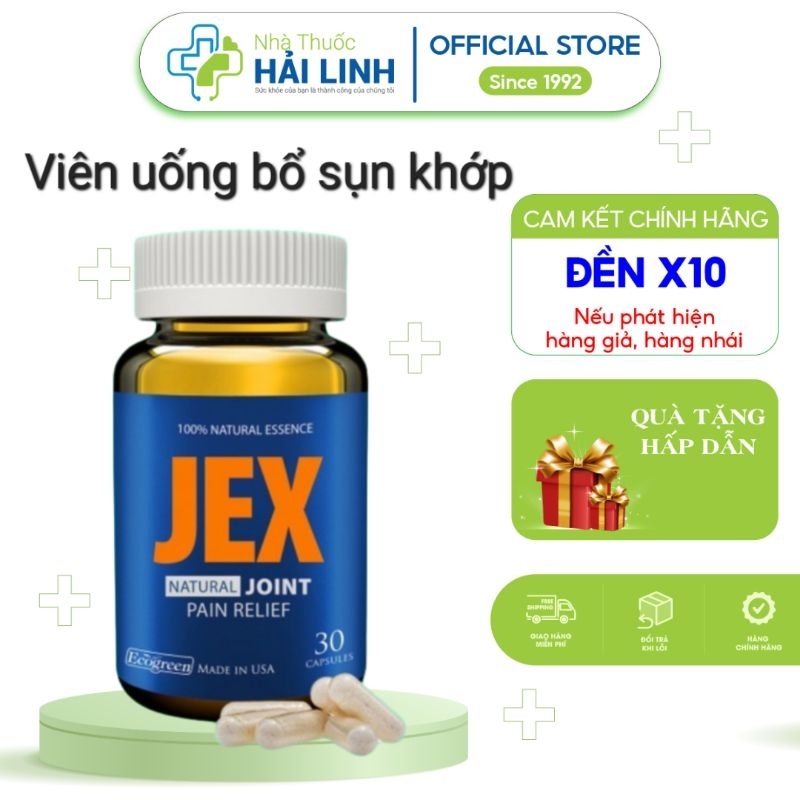 Jex max (Chính Hãng) - Viên uống hỗ trợ điều trị viêm khớp - bổ khớp, tái tạo sụn | Shopee Việt Nam
