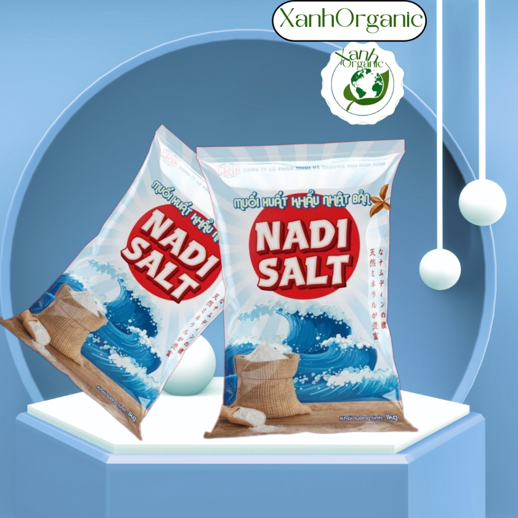 Muối hạt sạch xuất khẩu Nhật Bản Nadi Salt NSC/ Bịch 1kg | Shopee Việt Nam