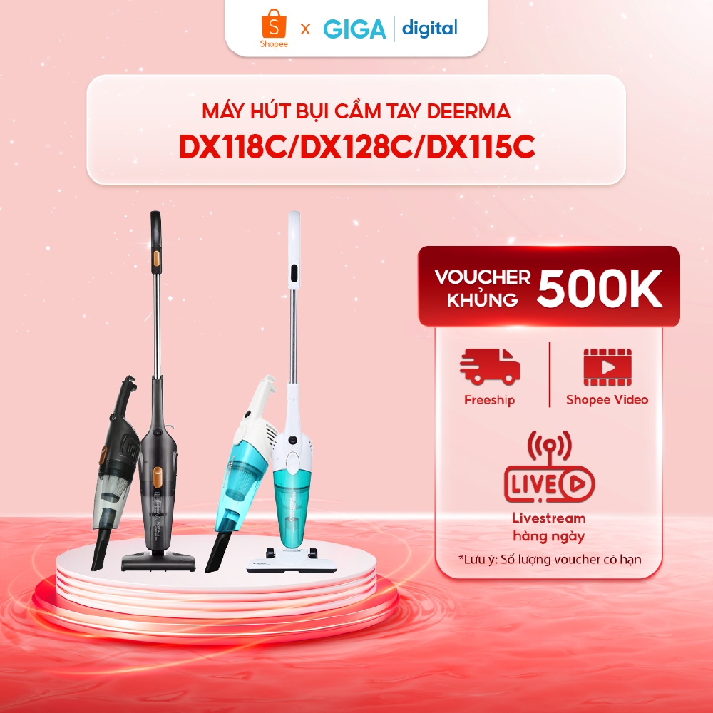 Máy hút bụi cầm tay Deerma DX118C/DX128C/DX115C SO SÁNH TẠI MỔ TẢ ...