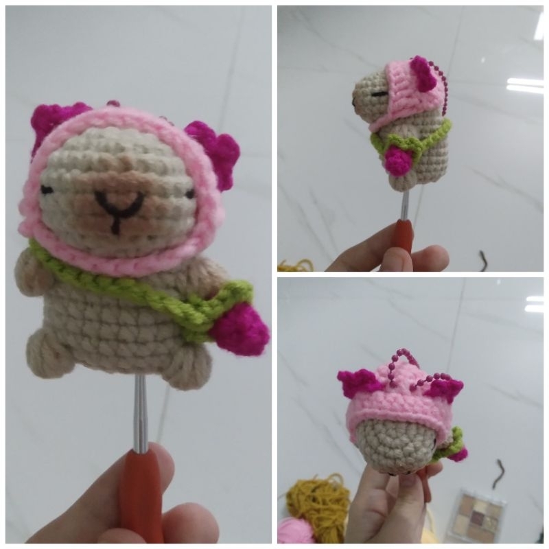 Móc Khóa Capybara Len. | Shopee Việt Nam