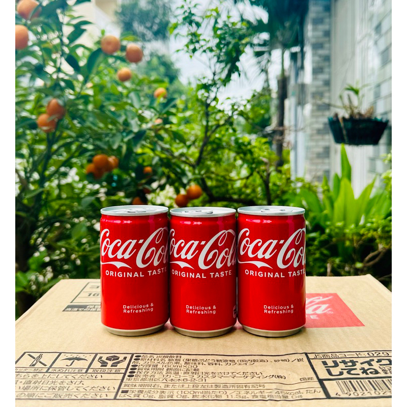 [THÙNG 30 LON COCACOLA] Coca Cola lon mini (160ml) - Nhật Bản | Shopee Việt Nam