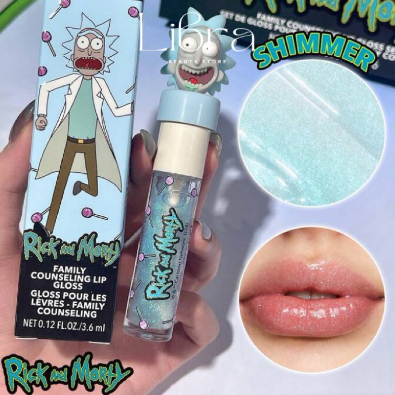 (CÓ SẴN MORTY) Rick And Morty X SHEGLAM Set 5 Son Bóng Dưỡng Family ...