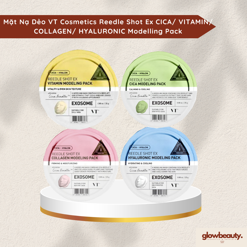 [Hàng có sẵn] Mặt Nạ Dẻo VT Cosmetics Reedle Shot Ex CICA/ VITAMIN/ COLLAGEN/ HYALURONIC ...