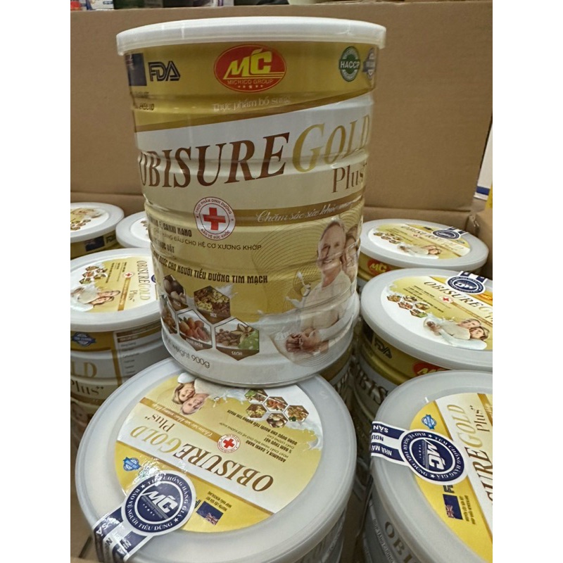 Hộp 900g Sữa hạt OBISURE GOLD PLUS giúp xương khớp chắc khỏe dùng được ...