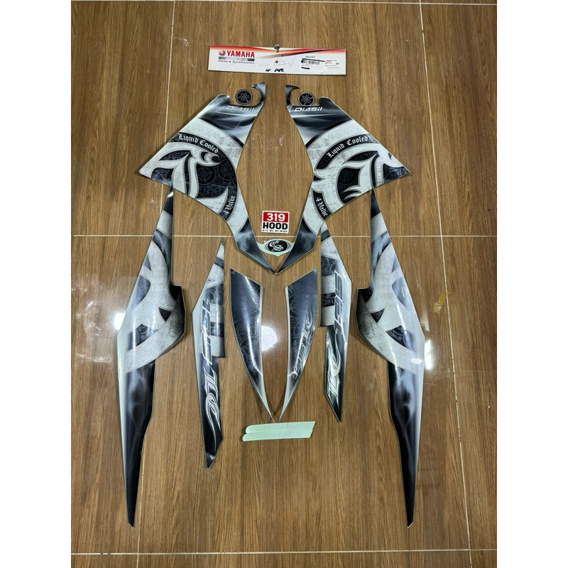 Tem dán LC135 V3 Smoke Grey, Exciter 135 5s, chính hãng dễ dàng lắp đặt ...