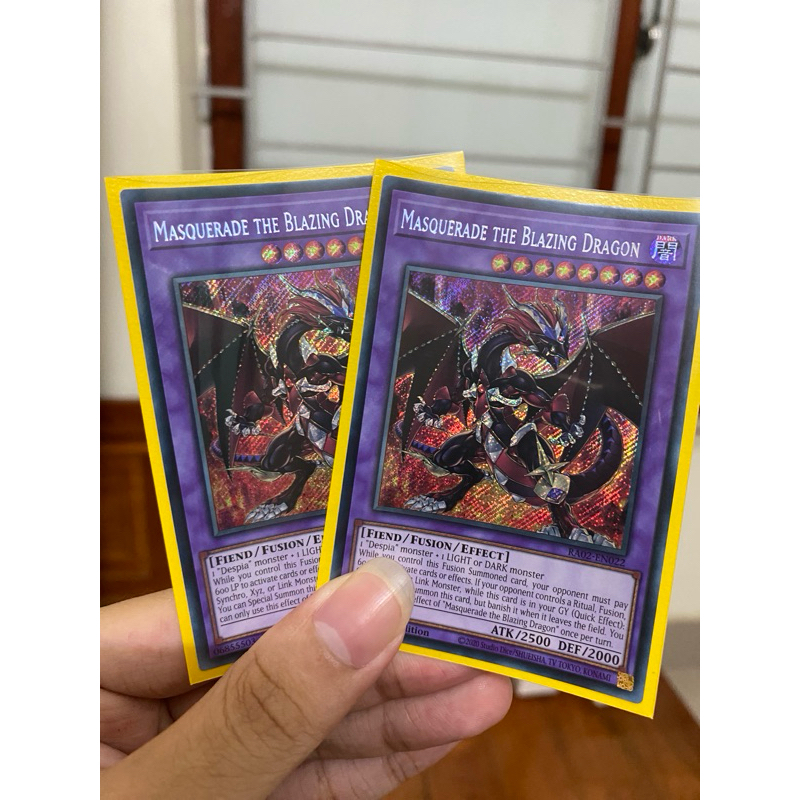 Thẻ bài Masquerade the Blazing Dragon - RA02-EN022 - [UK] | Shopee Việt Nam