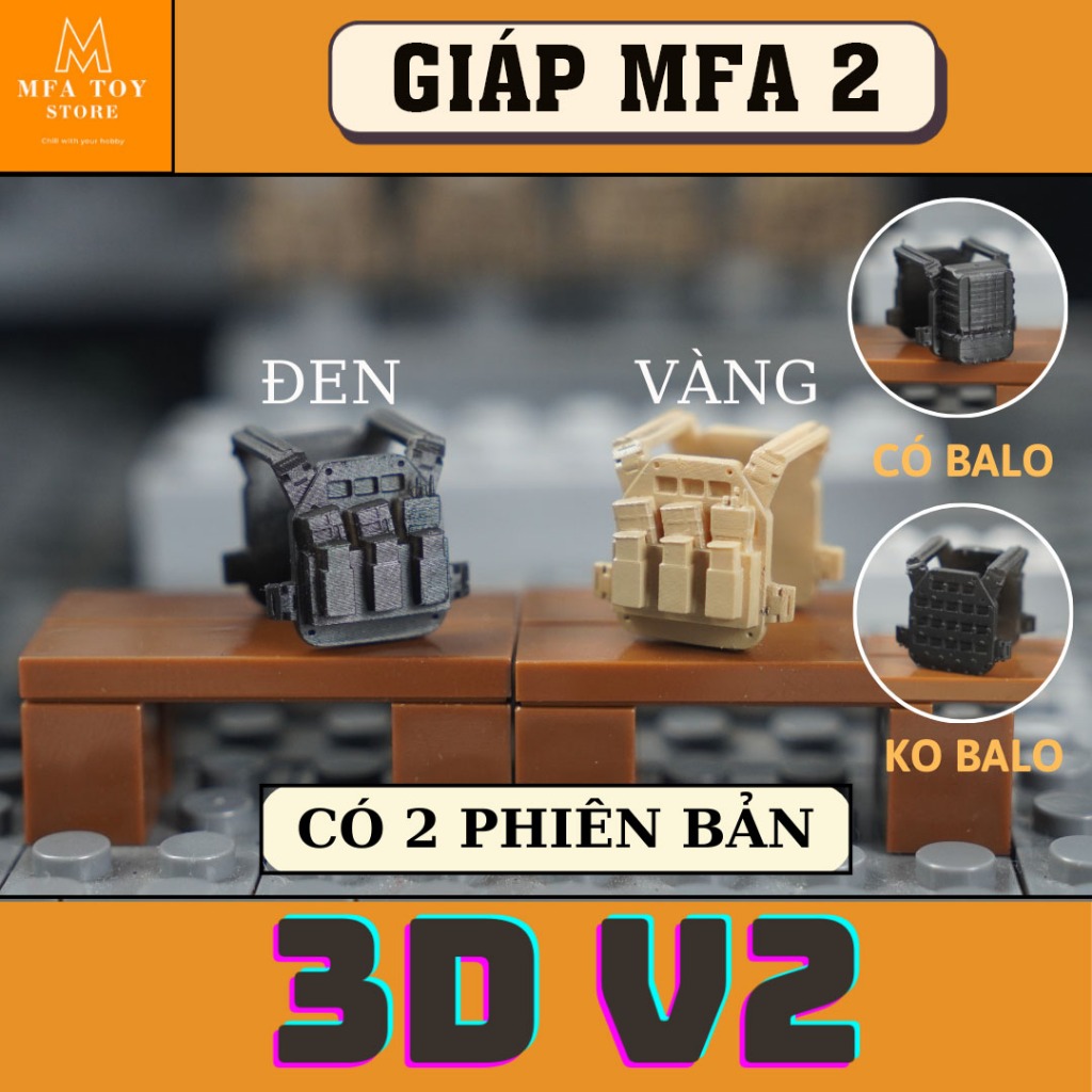 Đồ chơi lắp ráp swat army, mô hình lắp ghép quân sự -Trang bị in 3DV2 Giáp MFA 2 | Shopee Việt Nam
