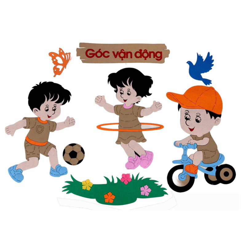 Tranh Góc Vận Động Steam Mầm Non 65K 1 Tranh | Shopee Việt Nam