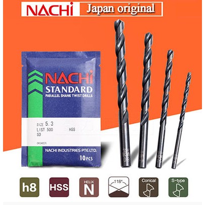 Mũi Khoan NACHI ( 1mm - 6mm ) [Chính Hãng] | Shopee Việt Nam