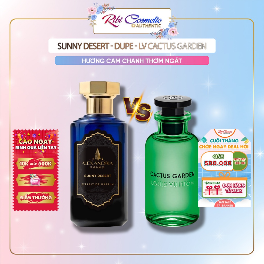 Nước hoa unisex Alexandria Fragrances SUNNY DESERT Dupe LV CACTUS ...