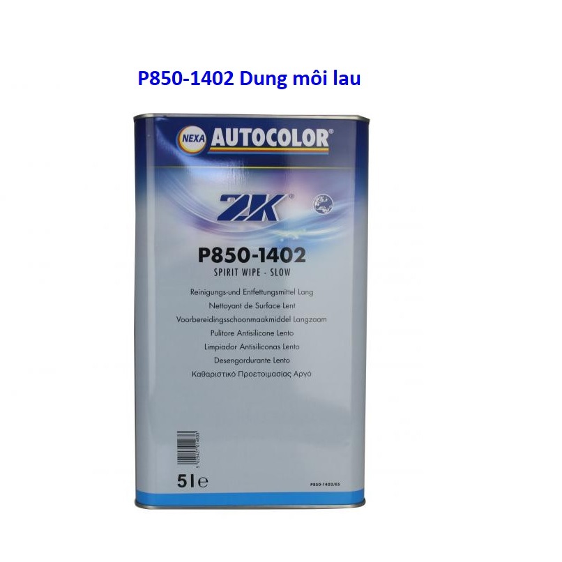 P850-1402 Dung môi lau Nexa, chất tẩy dầu mỡ, bụi bẩn, băng keo trước khi sơn SONQUANGPHU422 ...