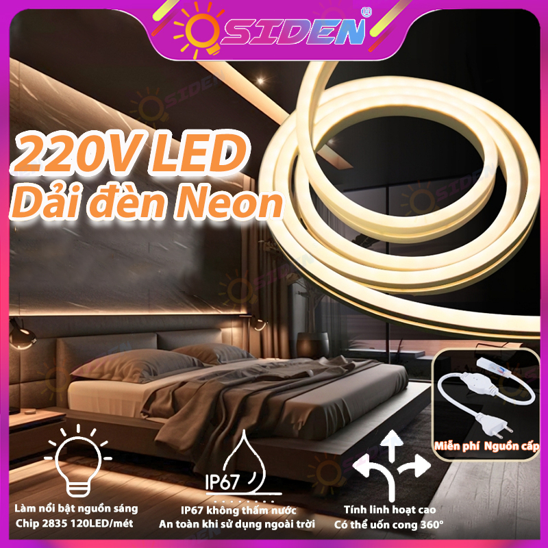 OSIDEN RGB đèn dây led 1M 3M 5M 10M đèn led trang trí phòng ngủ không ...