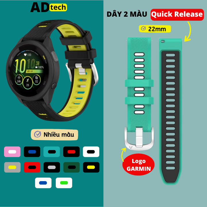 Dây đồng hồ garmin 265, Garmin 255 Venu 3 Venu 2 Huawei GT5 46mm GT4 ...