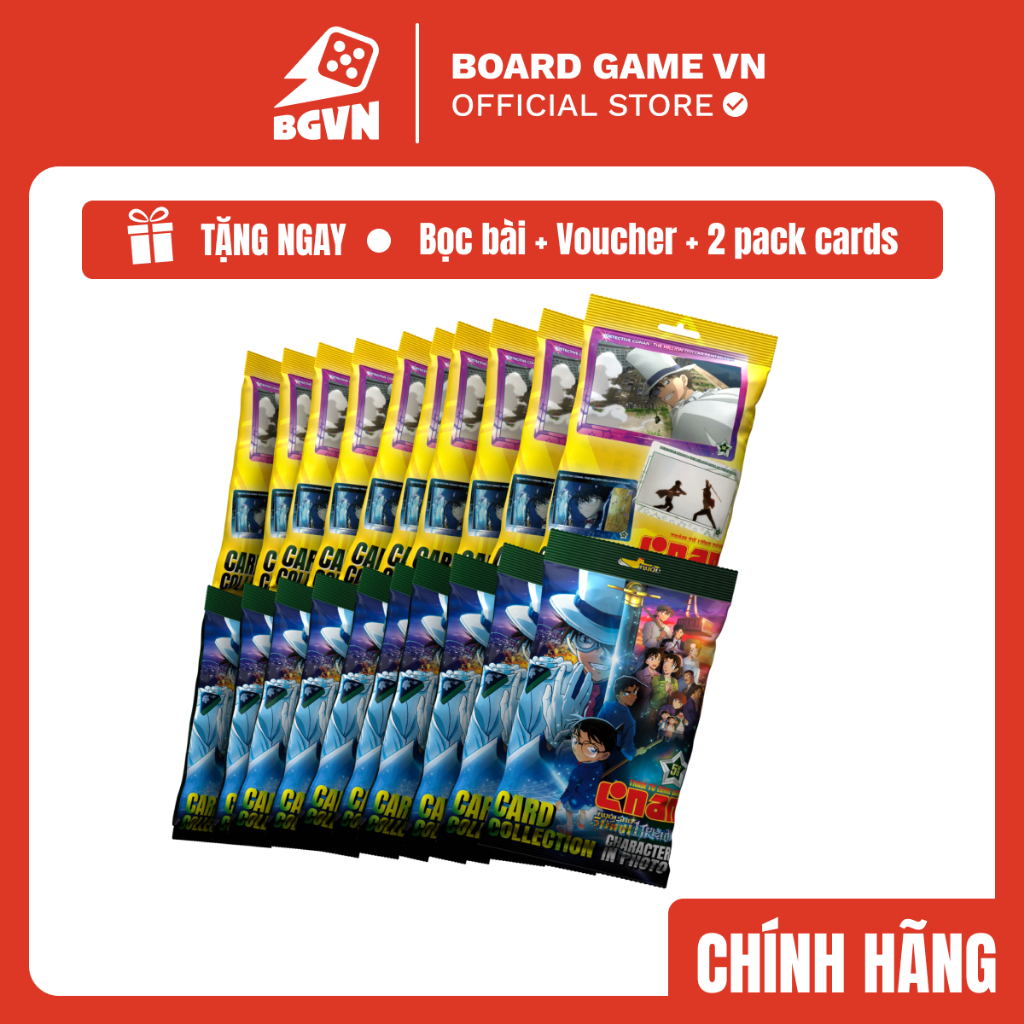 Combo 20 pack card collection Thám tử lừng danh Conan: Ngôi Sao 5 Cánh ...