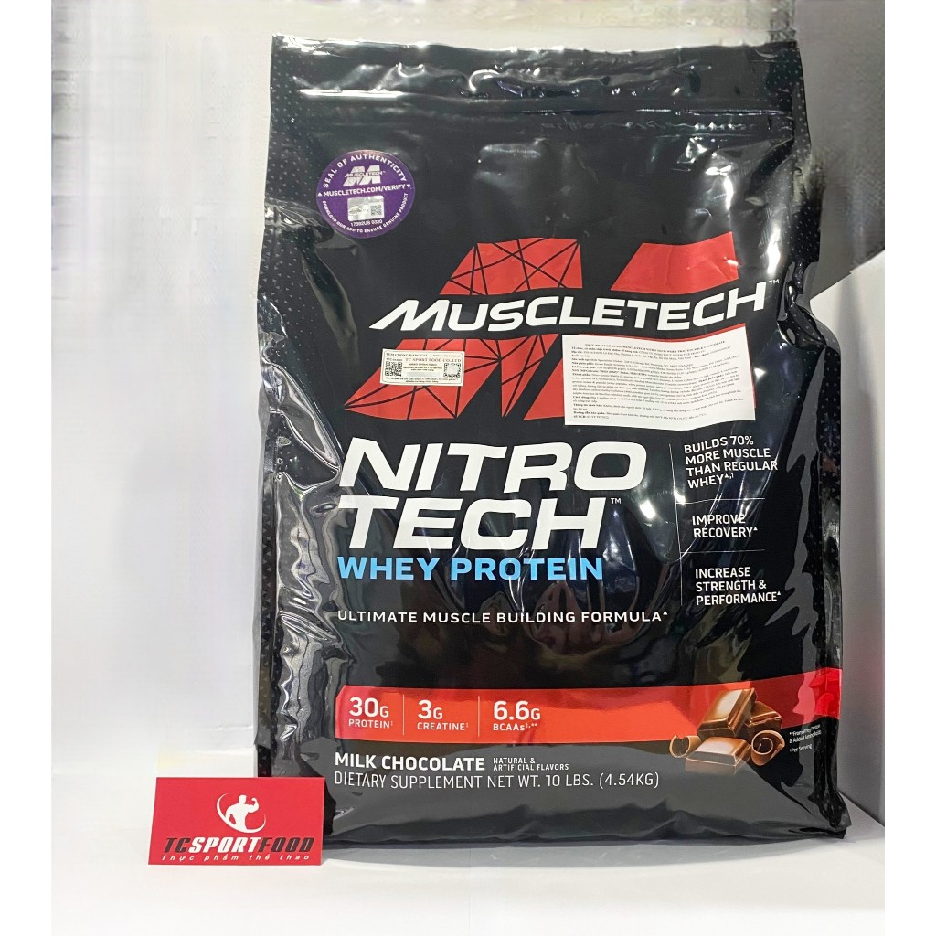 Sữa Tăng Cơ Nitro Tech 10lbs - Nhiều Hương Vị - HÀNG CHÍNH HÃNG MUSCLETECH USA | Shopee Việt Nam