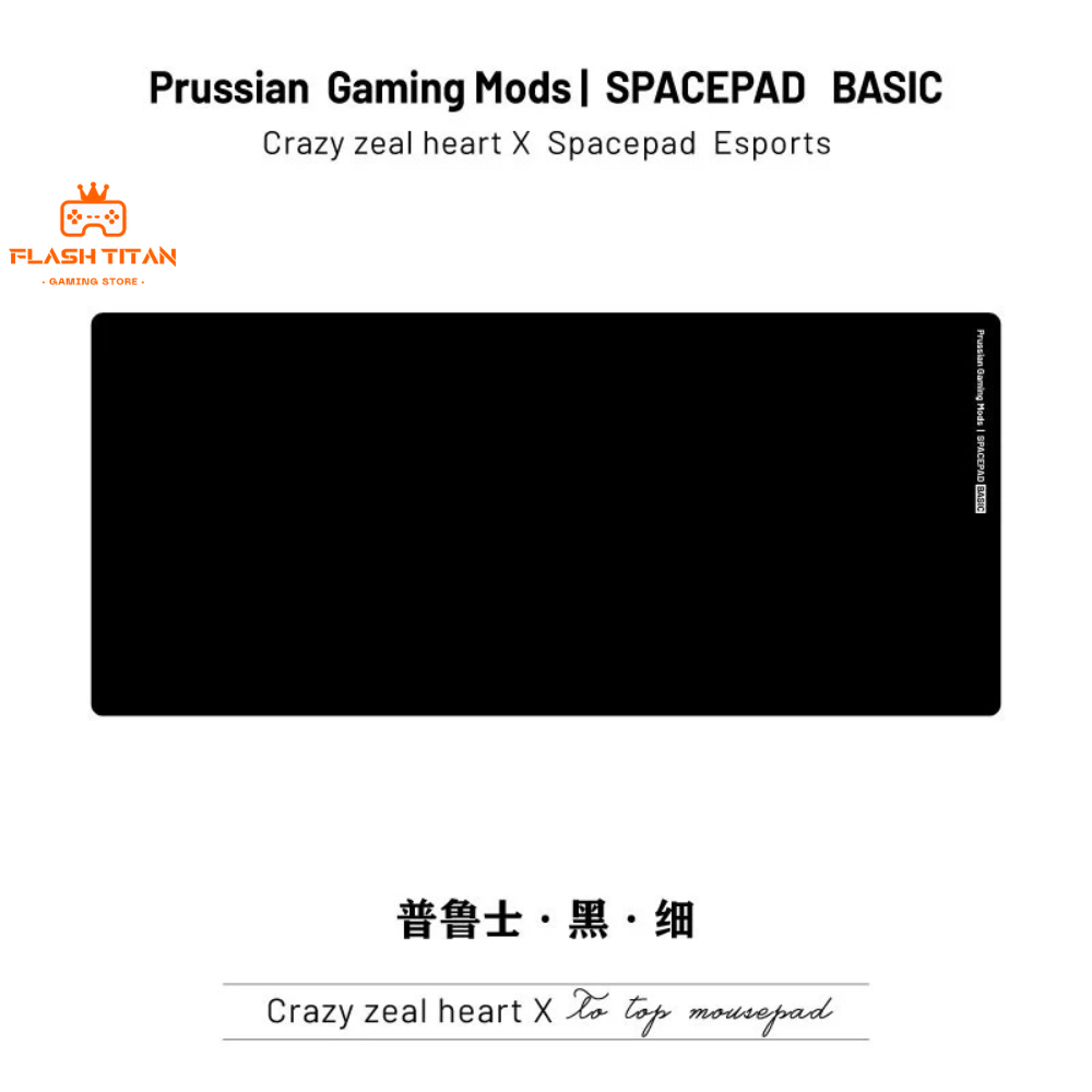 Lót chuột gaming SpacePad Prussian - Pad chuột chơi game chống trượt - Hỗ trợ chơi game, văn ...
