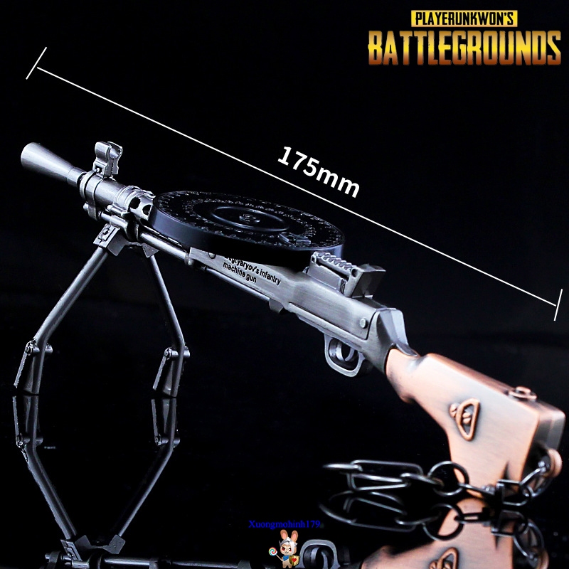 Móc khóa PUBG Đột kích Crossfire Light Machine DP - 28 hợp kim 17.5cm ...
