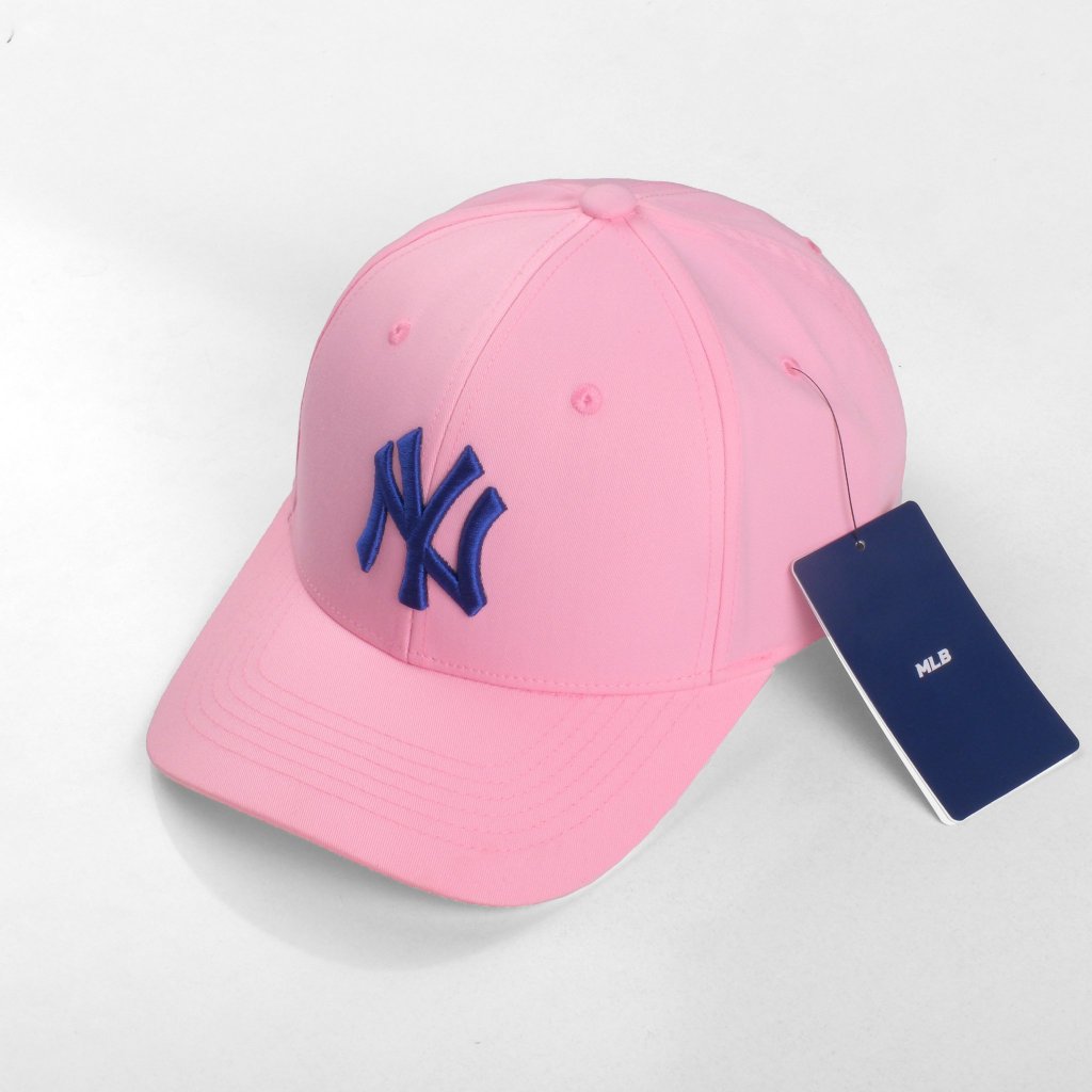 Mũ Nón Lưỡi Trai MLB Meowist Kaki Pink 2 Logo NY, Thời Trang, Lịch Lãm ...