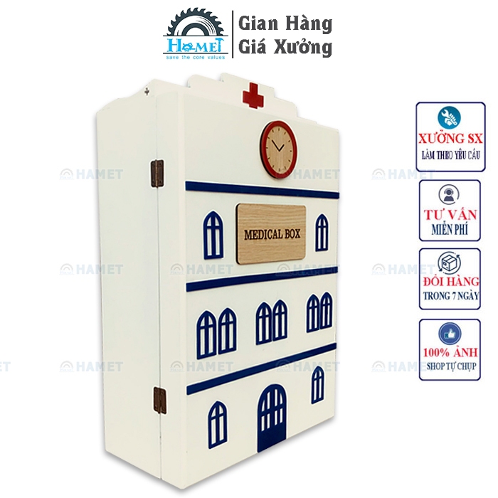 [ GIAO HỎA TỐC ] Tủ Thuốc Y Tế Bằng Gỗ Sang Trọng HAMET Bảo Quản Và ...