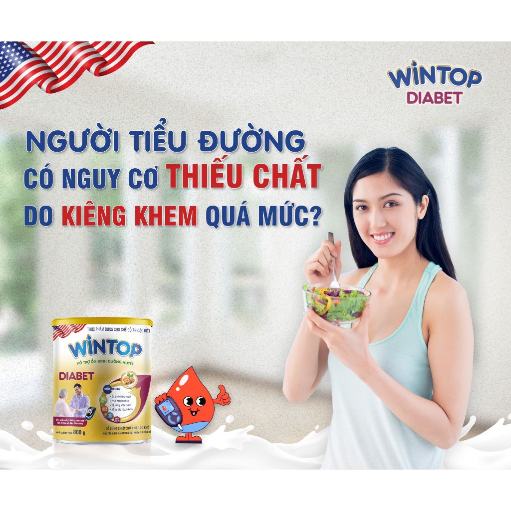 Sữa Dành Cho Người Tiểu Đường - Ổn Định Đường Huyết Wintop Diabet ...