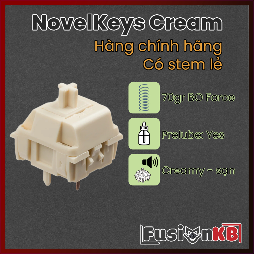 NK Cream | Novelkeys Cream | Stem Cream | Stem NK Cream | công tắc bàn ...