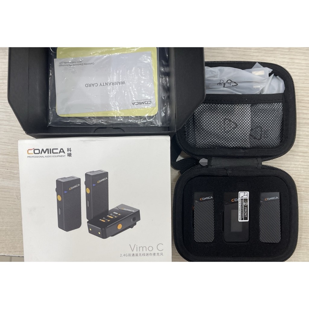 Micro thu âm không dây Comica Vimo C1/C2/C3 - Micro cài áo cổng 3.5mm ...