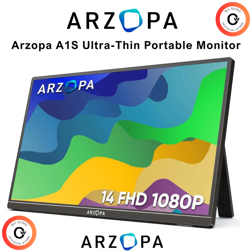 Màn Hình Di Động ARZOPA 14 inch - 16 inch tấm nền IPS 2.5K/ FullHD tần số quét 144Hz/ 60Hz ...