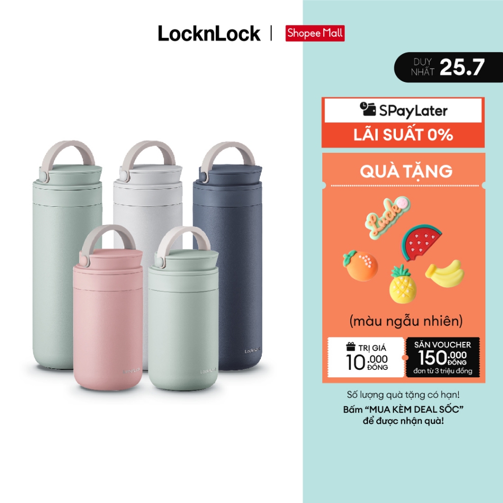 Bình giữ nhiệt Lock&Lock Metro Two Way 237ml hoặc 475ml thép không gỉ (SUS304) | Shopee Việt Nam